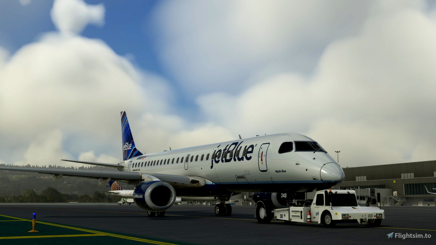 E-190 jetBlue Barcode for Microsoft Flight Simulator | MSFS