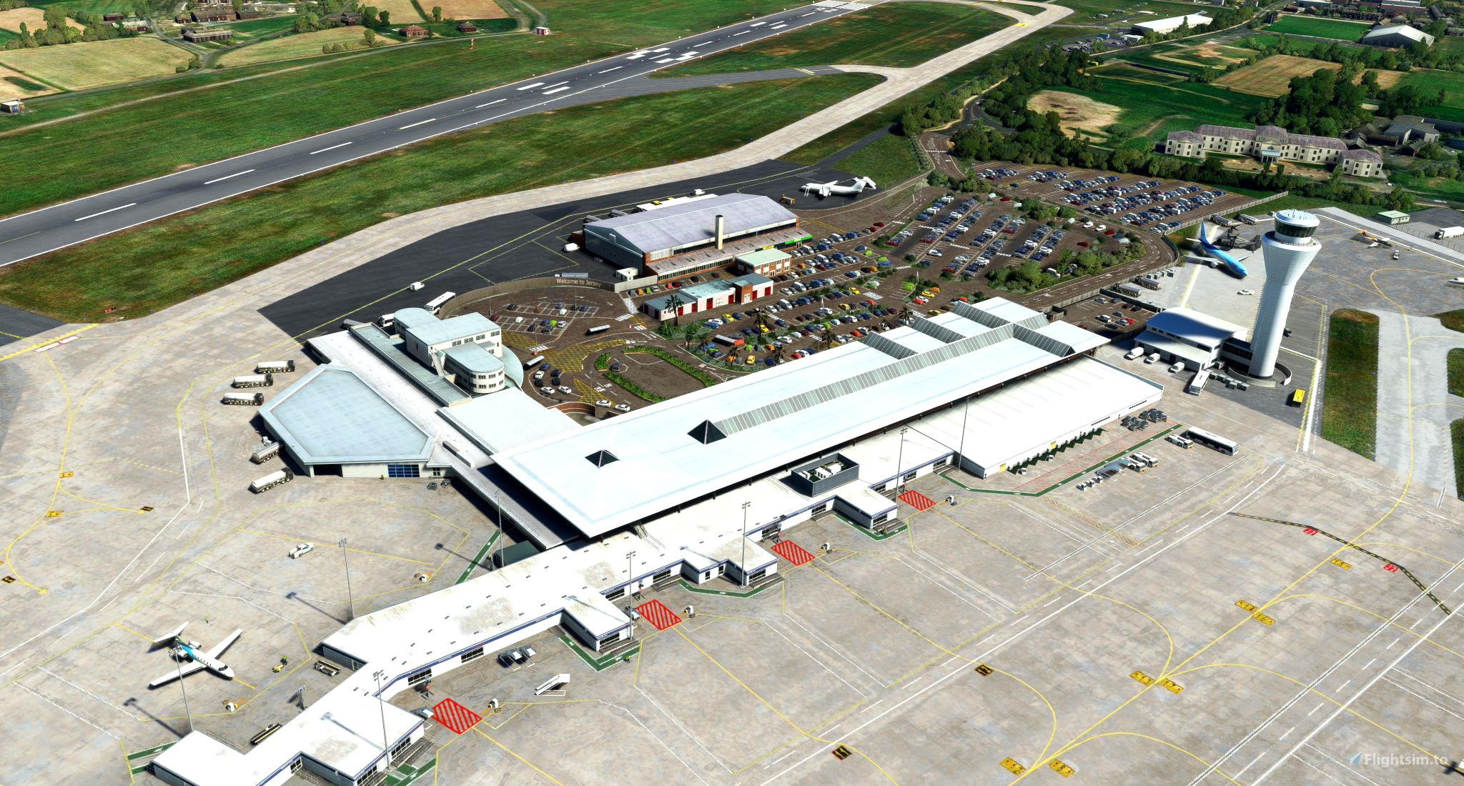 UK2000 Scenery | EGJJ - Jersey Airport for MSFS