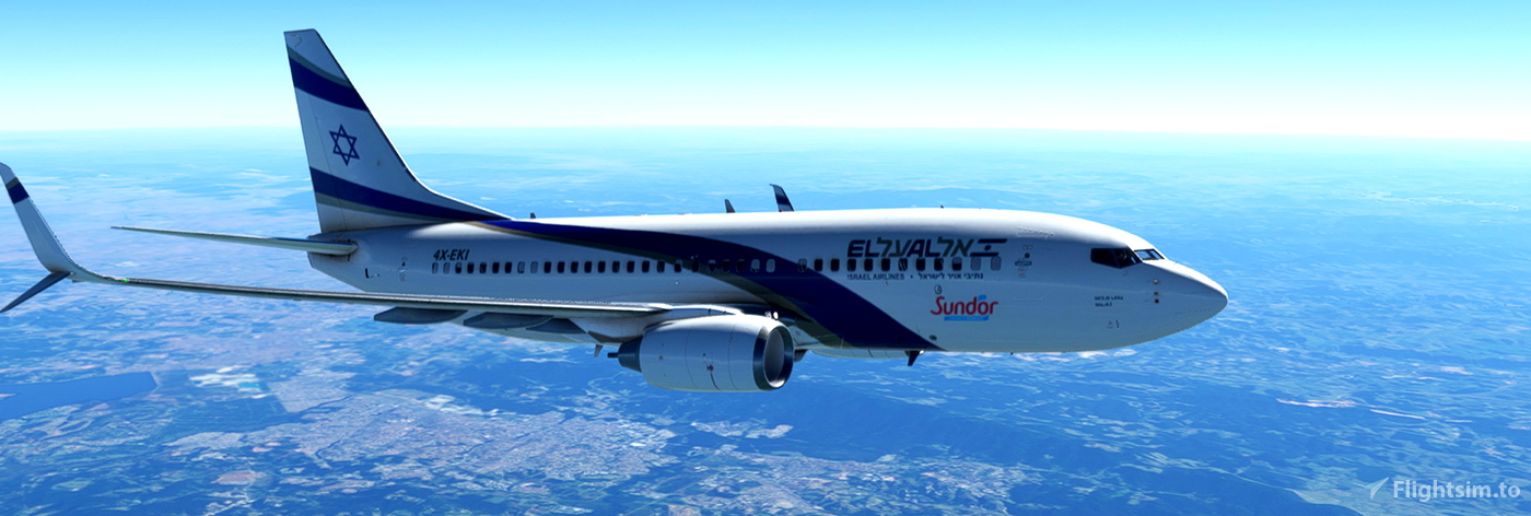 EL AL SCIMITAR WINGLETS for Microsoft Flight Simulator | MSFS