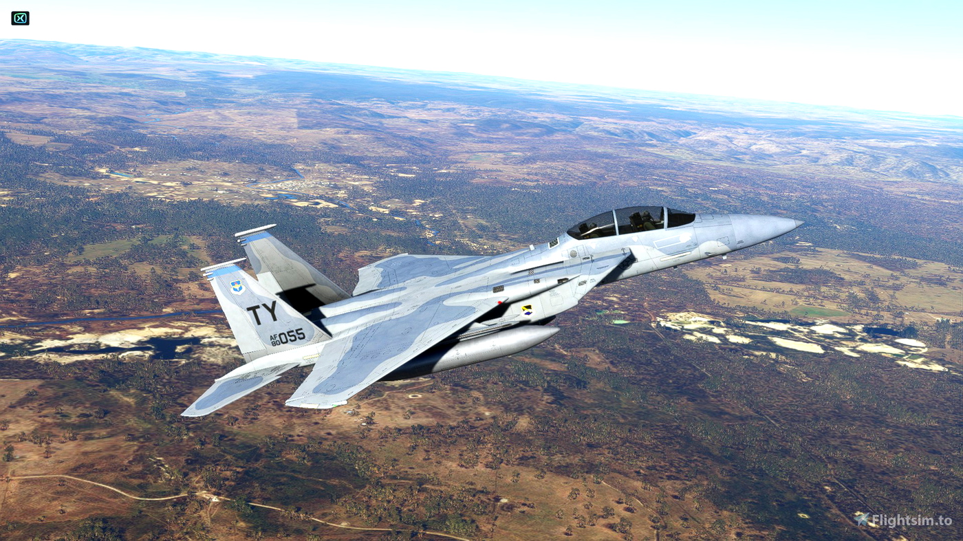 F-15D Depicting 95th fighter squadron. for Microsoft Flight Simulator ...