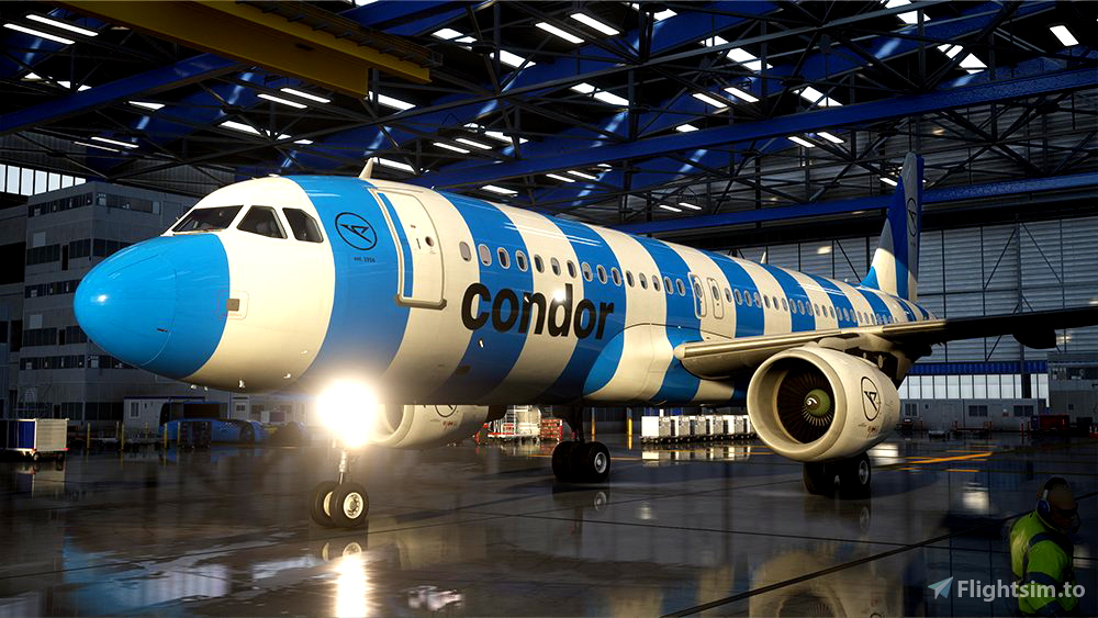 FENIX A320 | Condor (D-AICU) 'Sea Livery' für Microsoft Flight ...