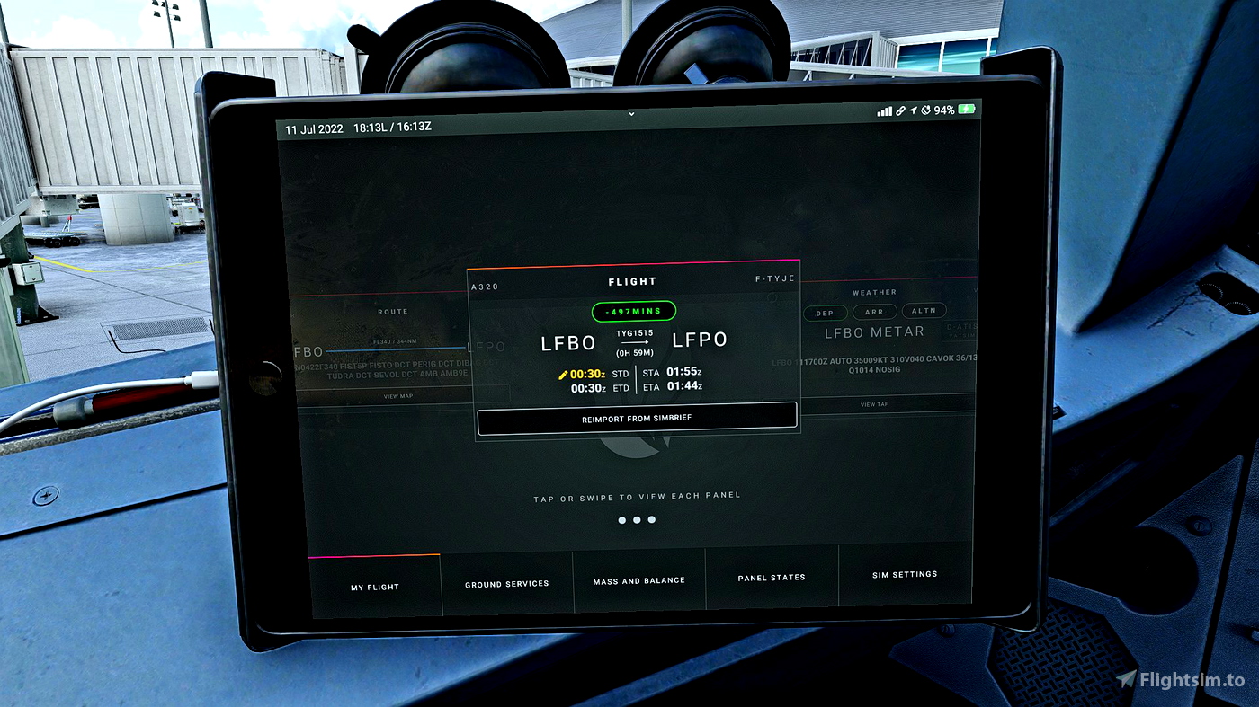 [FENIX A320] CUSTOM CAMERA VIEWS | VUES PERSONNALISÉES - TYG pour ...