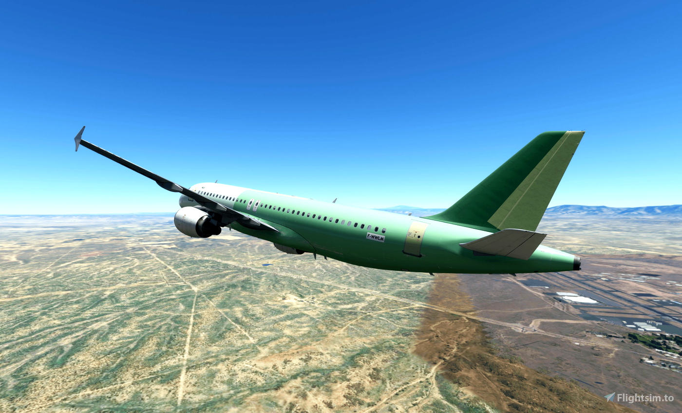 Fenix A320 Factory Rollout Livery for Microsoft Flight Simulator | MSFS