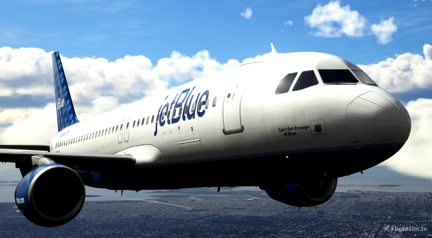 jetBlue "Bubbles" N618JB (8K) - Fenix A320 for Microsoft Flight ...