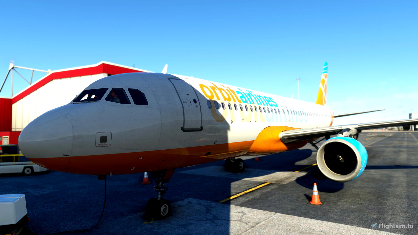 Fenix A320 Orbit Airlines for Microsoft Flight Simulator | MSFS