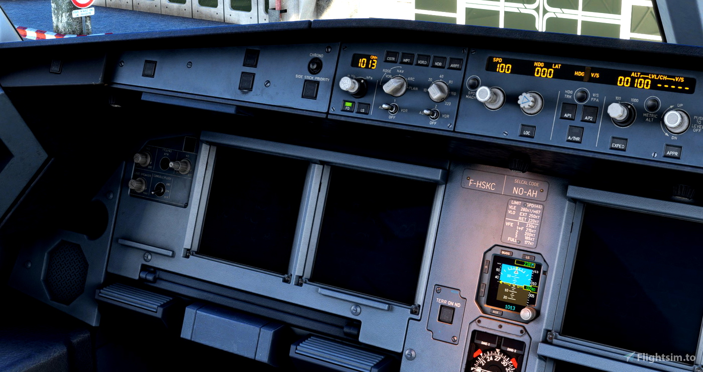 FENIX | A320 | Screen fingerprint for Microsoft Flight Simulator | MSFS