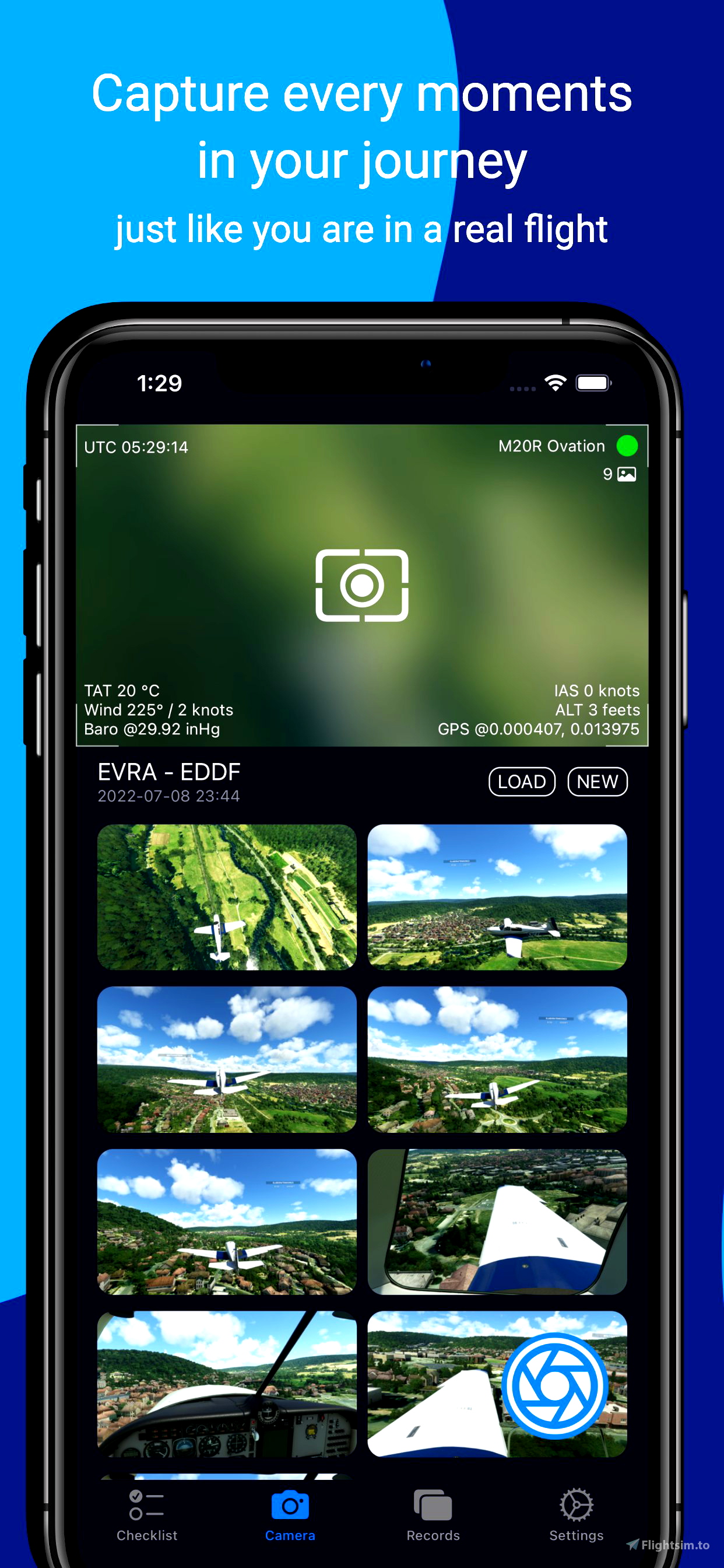 SimFlyPad default checklist template for Microsoft Flight Simulator | MSFS