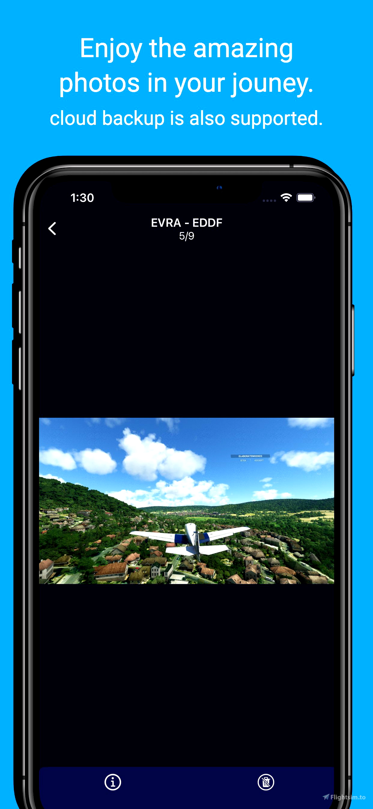 SimFlyPad default checklist template for Microsoft Flight Simulator | MSFS