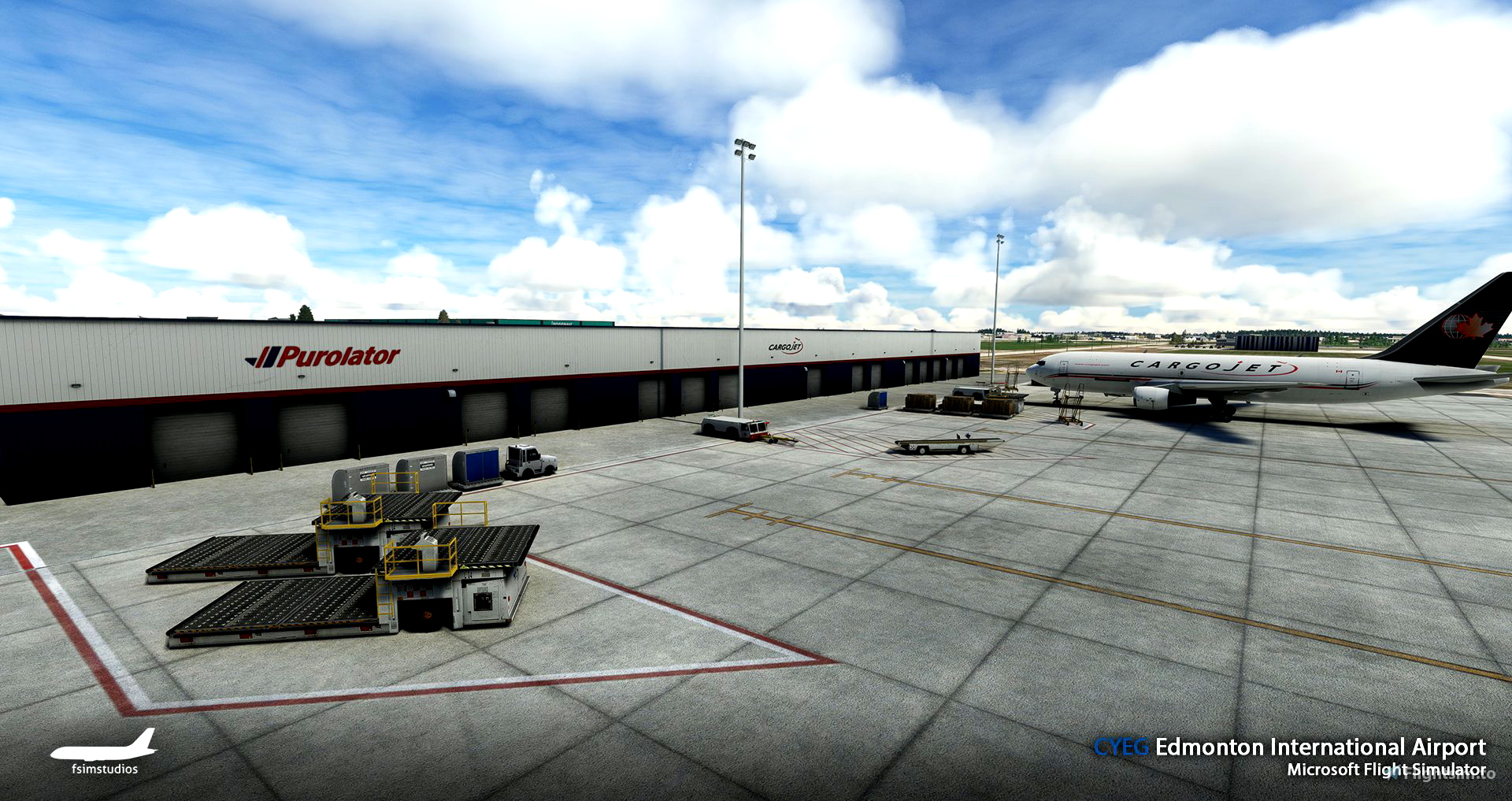 FSimStudios | CYEG - Edmonton International Airport for MSFS