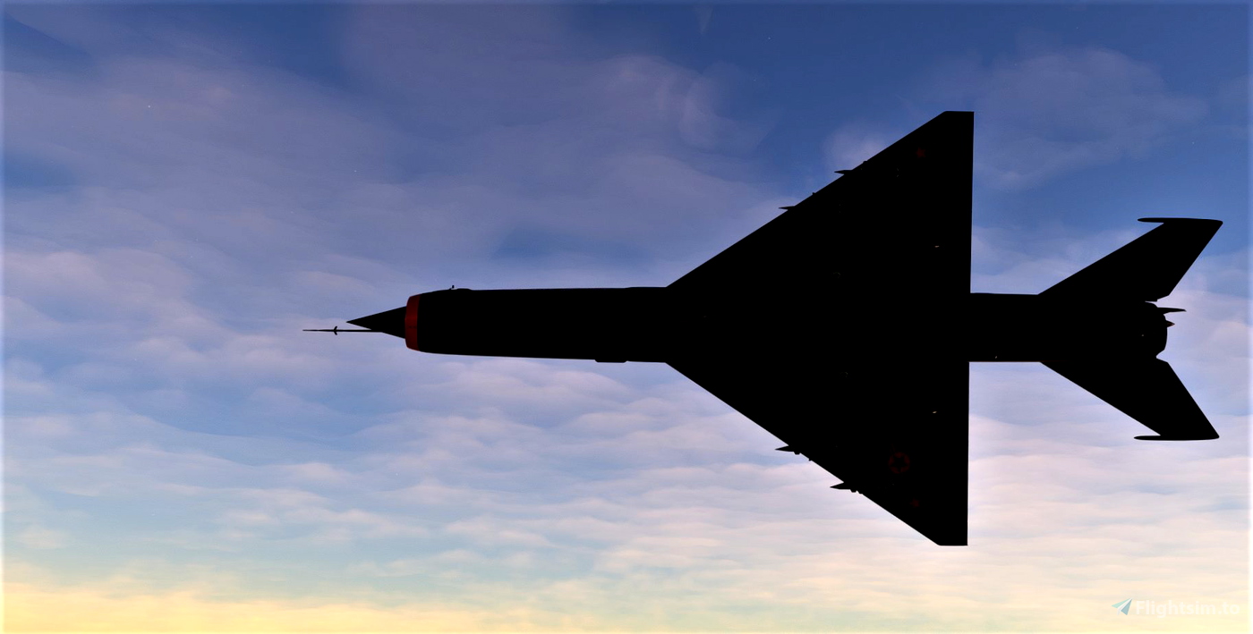 GKS MiG-21 US Air Force Wraith Aggressor (Fictional) skin dla Microsoft ...