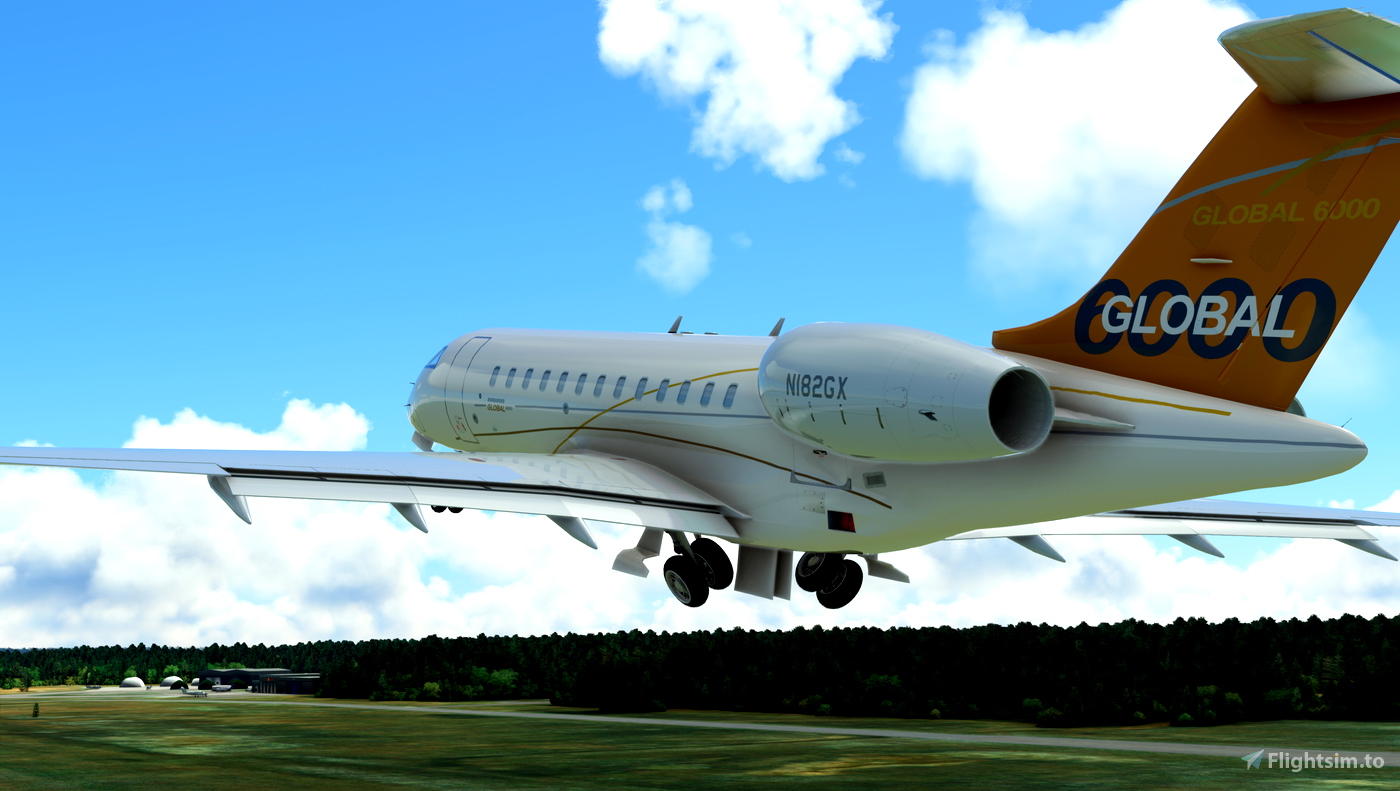 Global 6000 N182GX 8K HIGH DEFINITION DETAILS Repaint of Bombardier ...