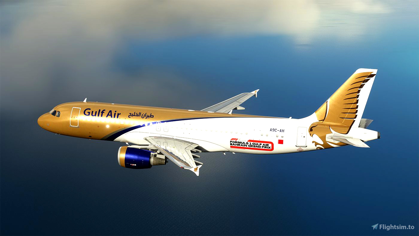 Fenix A320 | Gulf Air Fleet Pack | 8K for Microsoft Flight Simulator | MSFS