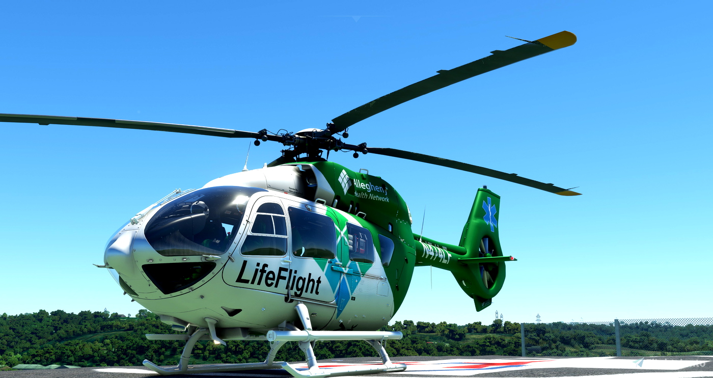 HPG H145 AHN Lifeflight 4 N474LF HEMS + CIV for Microsoft Flight ...