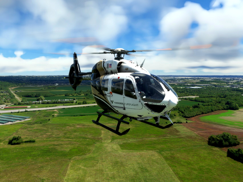 HPG H145 HEMS Vanderbilt LifeFlight w/ Newer Logo & Lettering 对于 ...