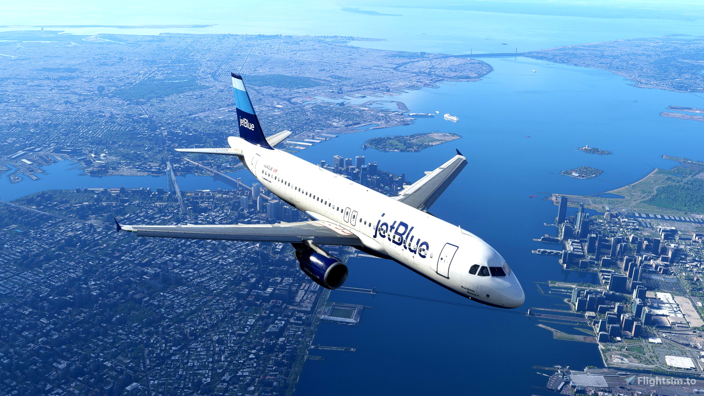 JetBlue "Stripes" [4K] - Fenix A320 for Microsoft Flight Simulator | MSFS