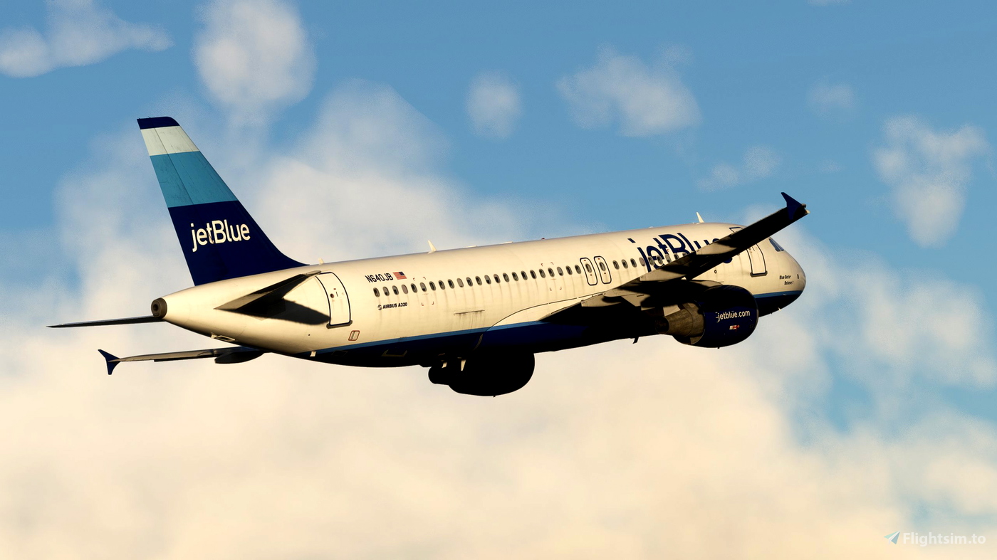 JetBlue "Stripes" [4K] - Fenix A320 for Microsoft Flight Simulator | MSFS