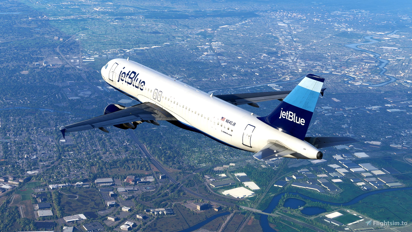 JetBlue "Stripes" [8K] - Fenix A320 for Microsoft Flight Simulator | MSFS