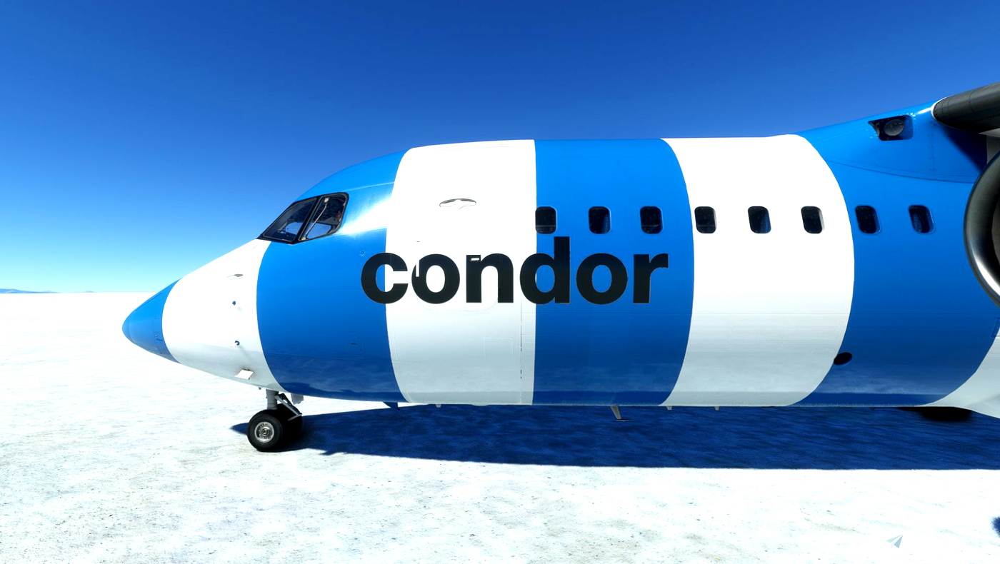 Justflight BAe-146-200 Condor Blue Livery for Microsoft Flight ...