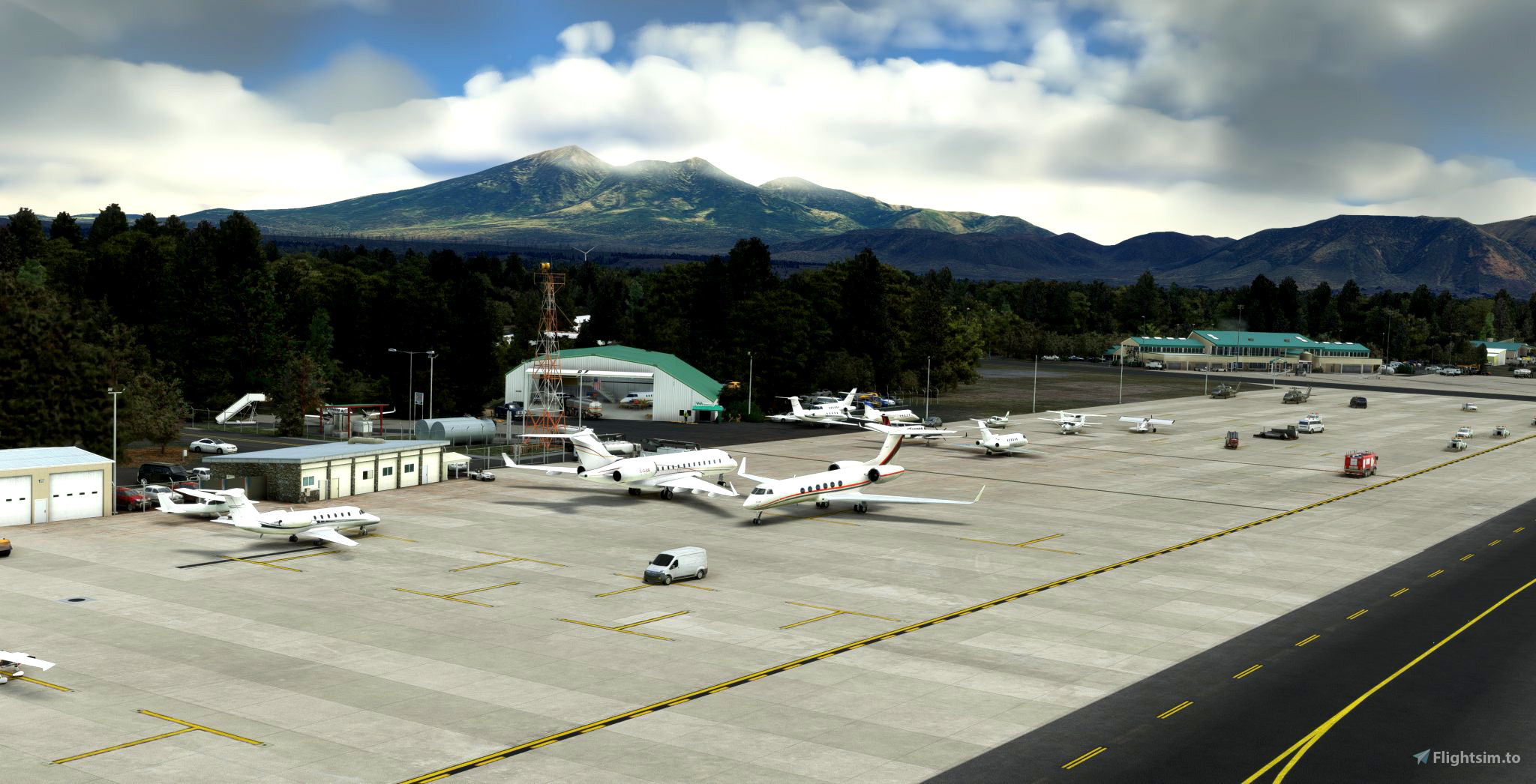 UK2000 Scenery | KFLG - Flagstaff for MSFS