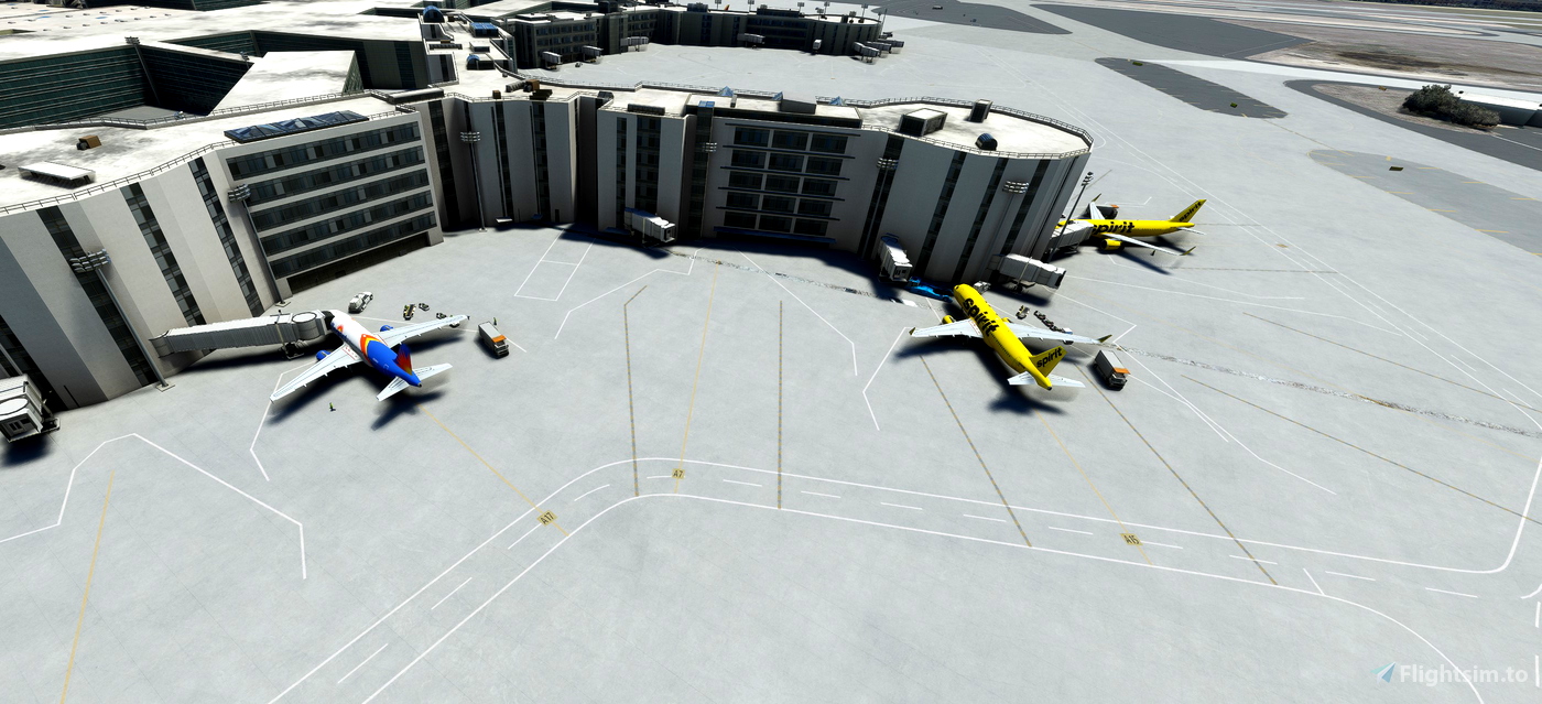 KLAS - Las Vegas Gate Mapping and Taxi Fix for AIG for Microsoft Flight ...