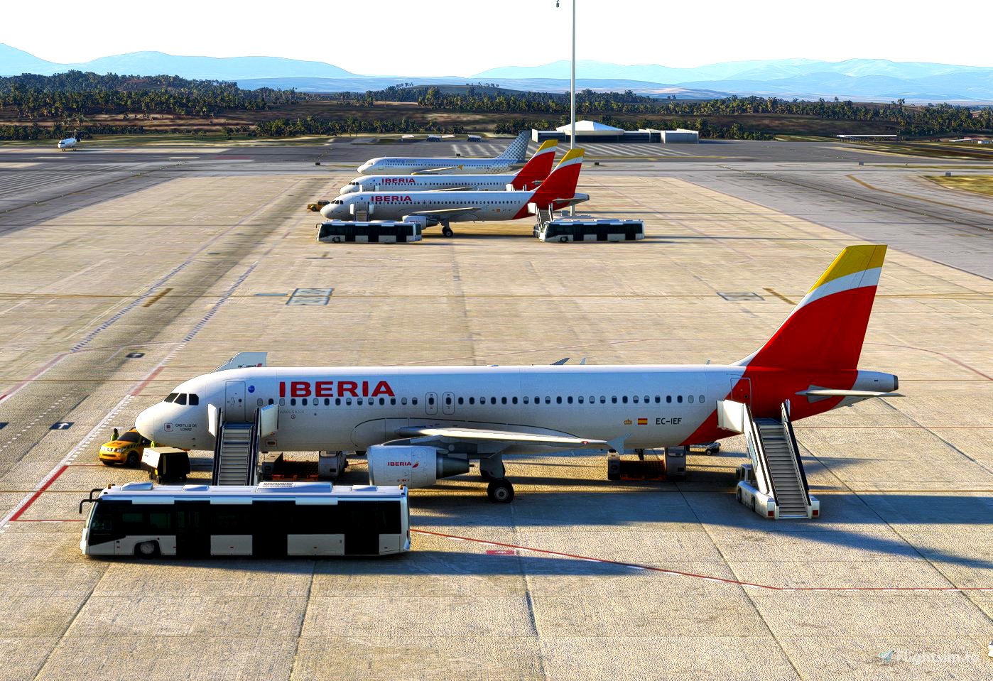 LEMD Madrid - AIG Static + Lights fix (Discontinued) for Microsoft ...