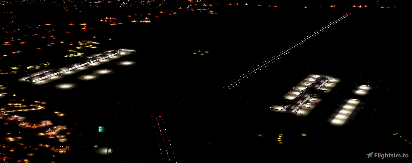 LEMD Madrid - AIG Static + Lights fix (Discontinued) for Microsoft ...