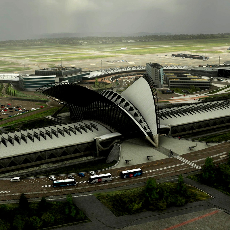 Digital Design | LFLL - Lyon Airport for MSFS
