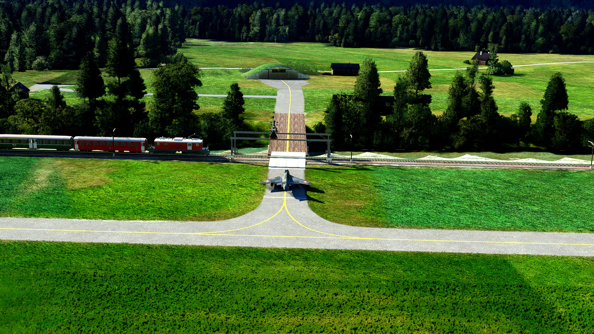 Model Instruments | LSMC - Ulrichen Airport with Glacier Express for MSFS