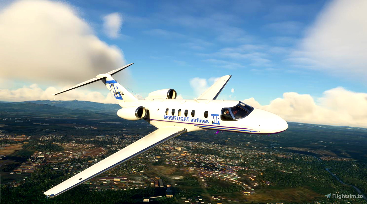 Mobiflight Airlines Theme CJ4 for Microsoft Flight Simulator | MSFS