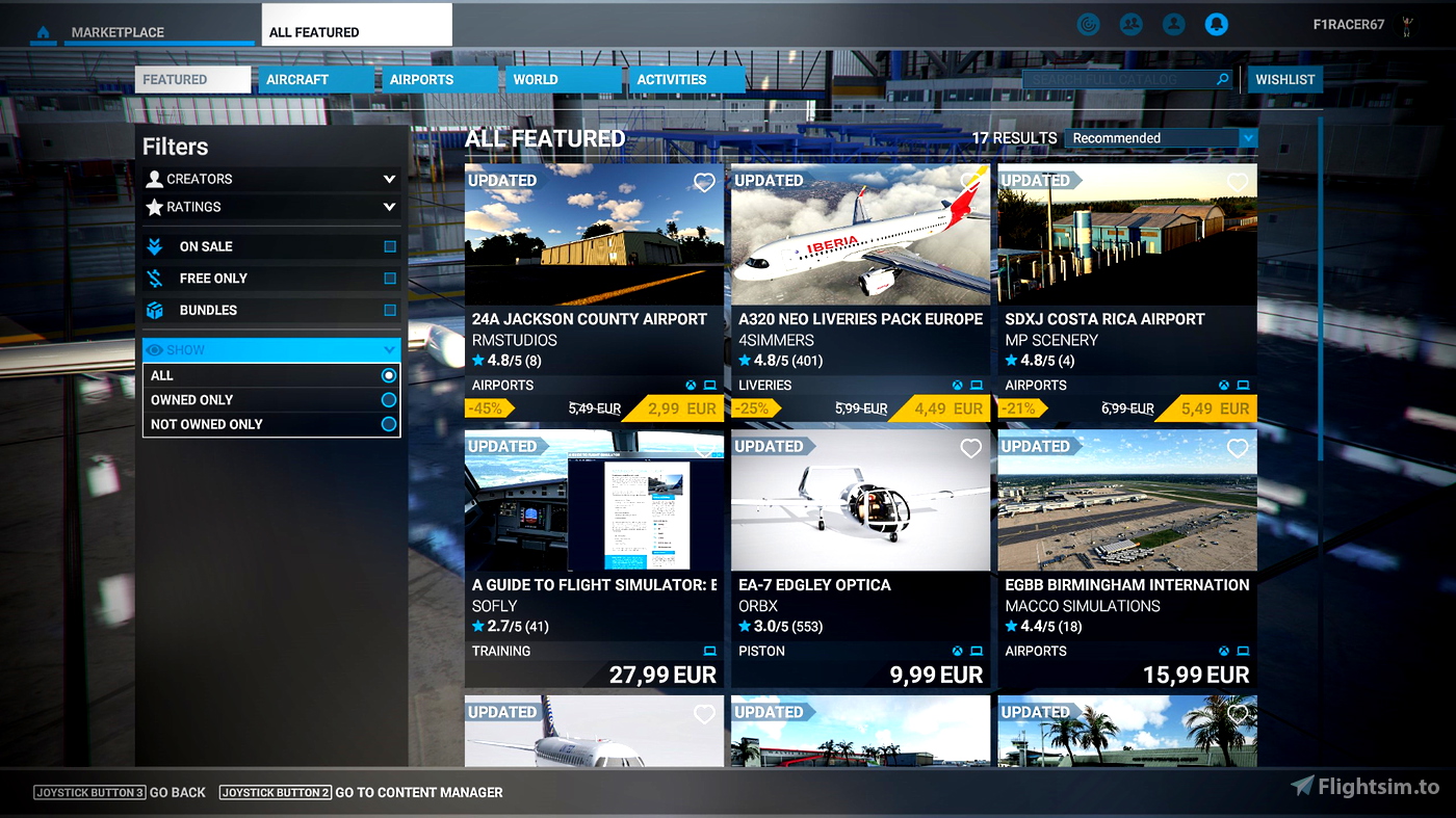 MS FS 2020 - Modern UI 2.0 for Microsoft Flight Simulator | MSFS