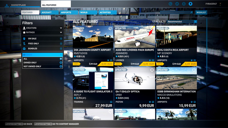 MS FS 2020 - Modern UI 2.0 for Microsoft Flight Simulator | MSFS