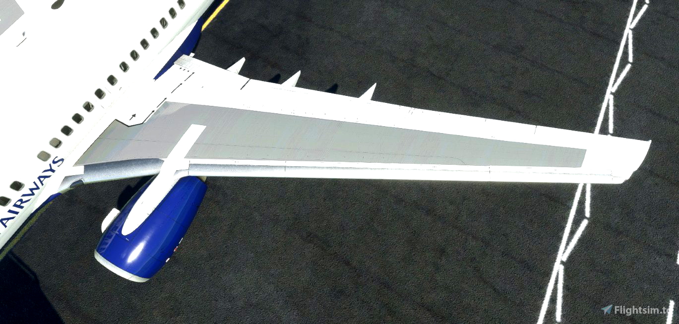 PMDG 737 Classic Style Wing Textures (For Repainters Too!) for ...