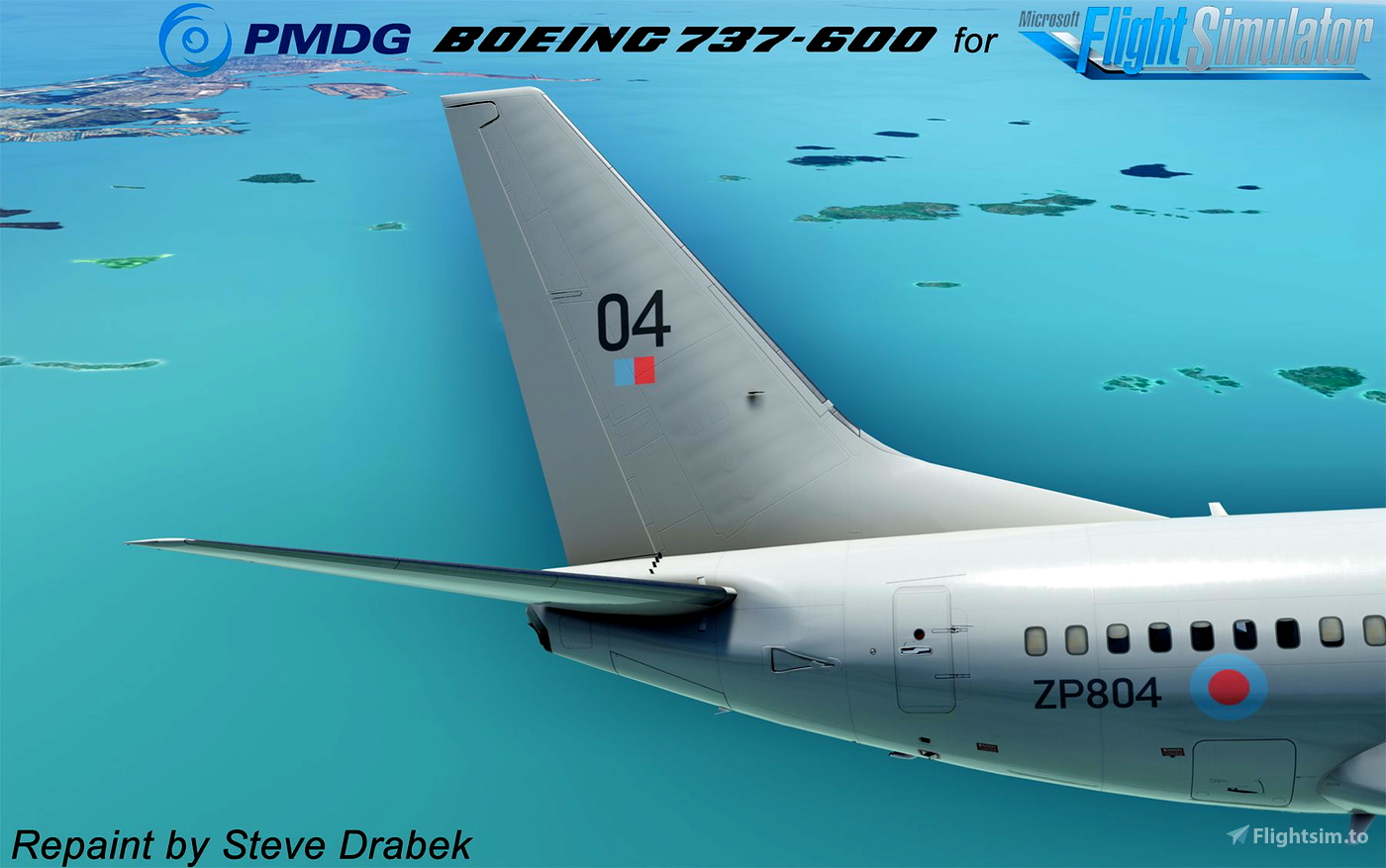 PMDG 737-600 RAF P8 (ZP804 - 2019) for Microsoft Flight Simulator | MSFS