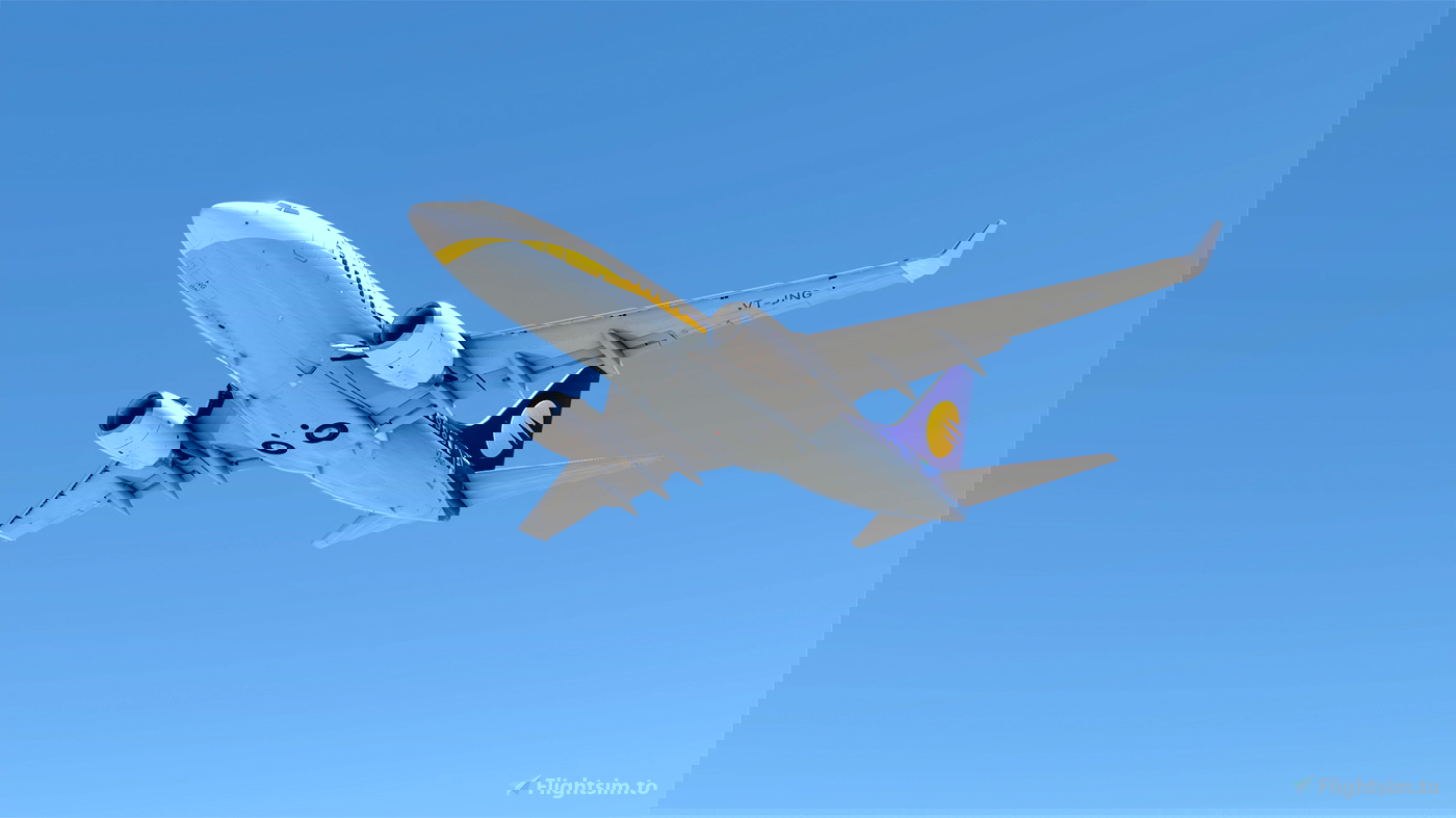 PMDG 737 700 BW Jet Airways (India) VT-JNG for Microsoft Flight ...