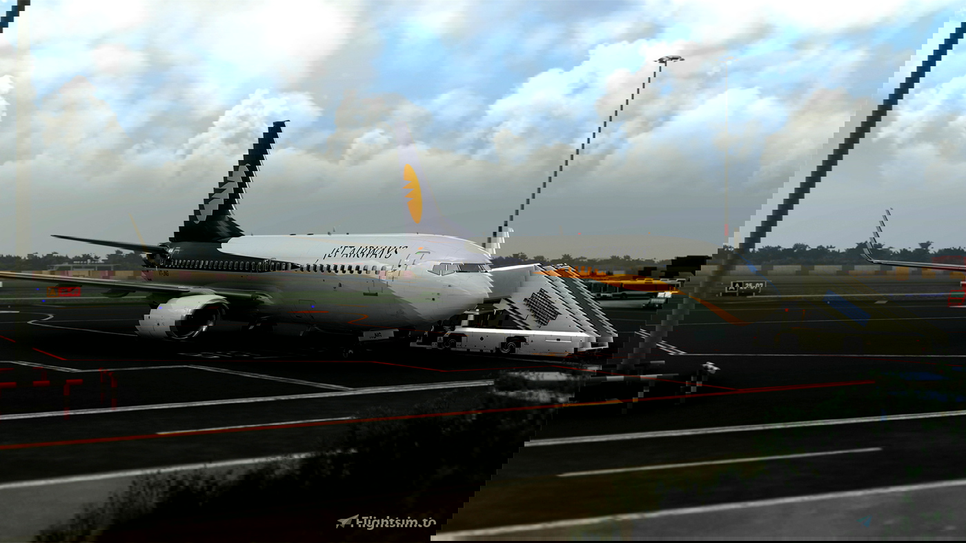 PMDG 737 700 BW Jet Airways (India) VT-JNG for Microsoft Flight ...