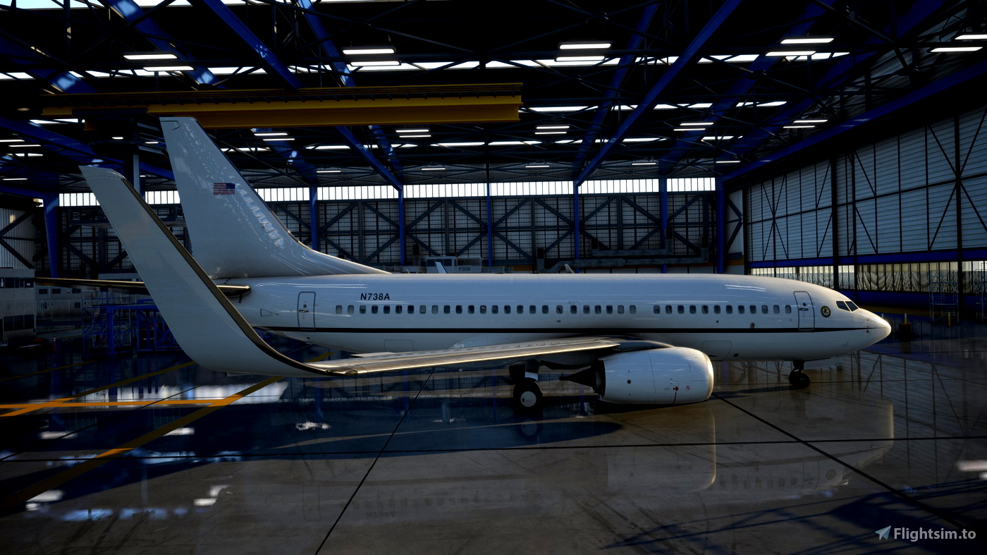 PMDG 737-700 U.S. Marshals JPATS N738A for Microsoft Flight Simulator ...