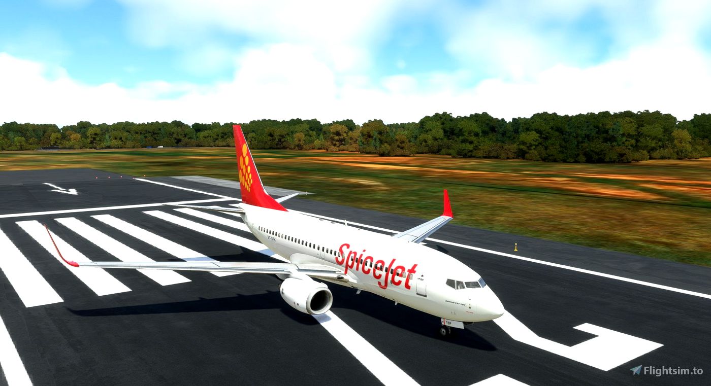 PMDG 737-700 SpiceJet livery pour Microsoft Flight Simulator | MSFS
