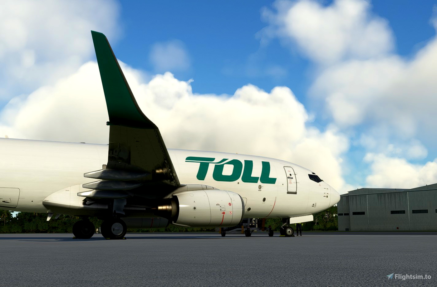 PMDG 737-700BDSF Airwork (Toll Freight) ZK-TLL for Microsoft Flight ...