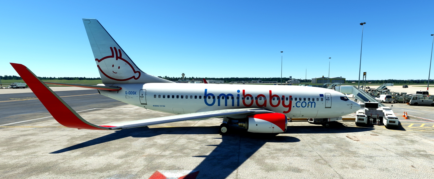 PMDG 737-700BW BMI Baby Livery for Microsoft Flight Simulator | MSFS