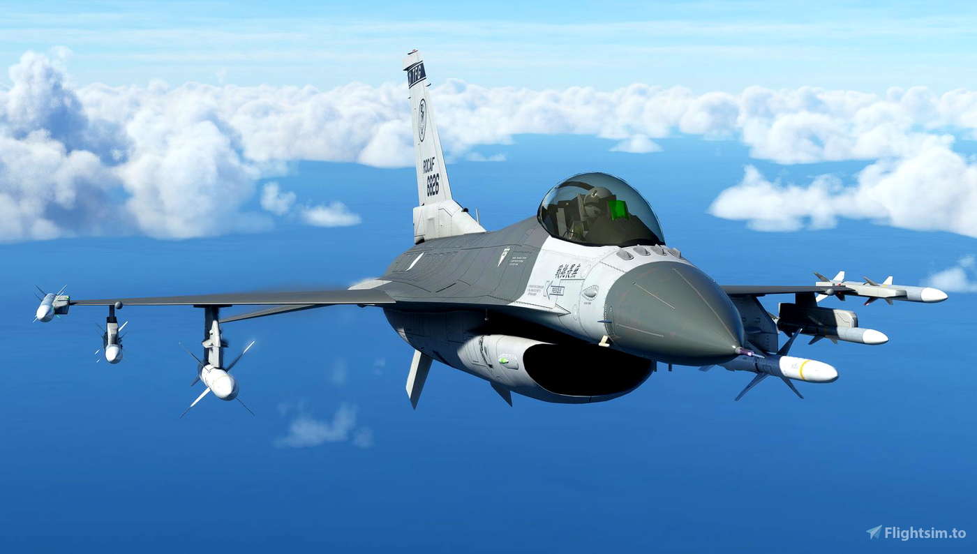 ROCAF F16 livery pack for Microsoft Flight Simulator | MSFS