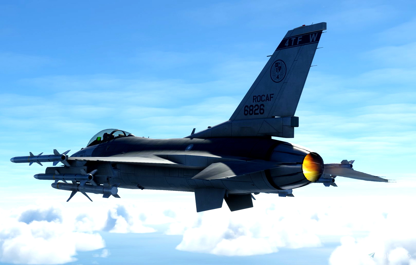 ROCAF F16 livery pack for Microsoft Flight Simulator | MSFS