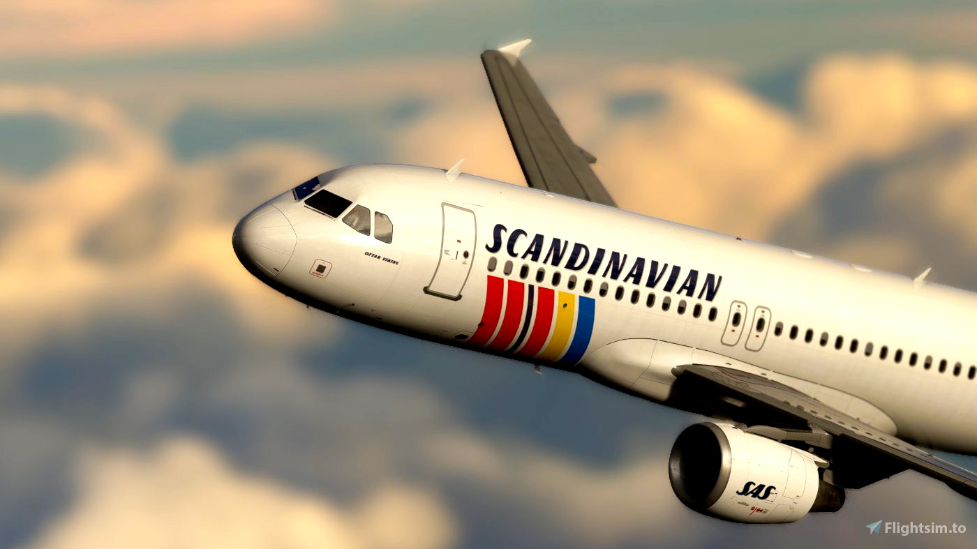 SAS Retro (Scandinavian Belly Stripes) | SE-RJE | Fenix A320 for ...