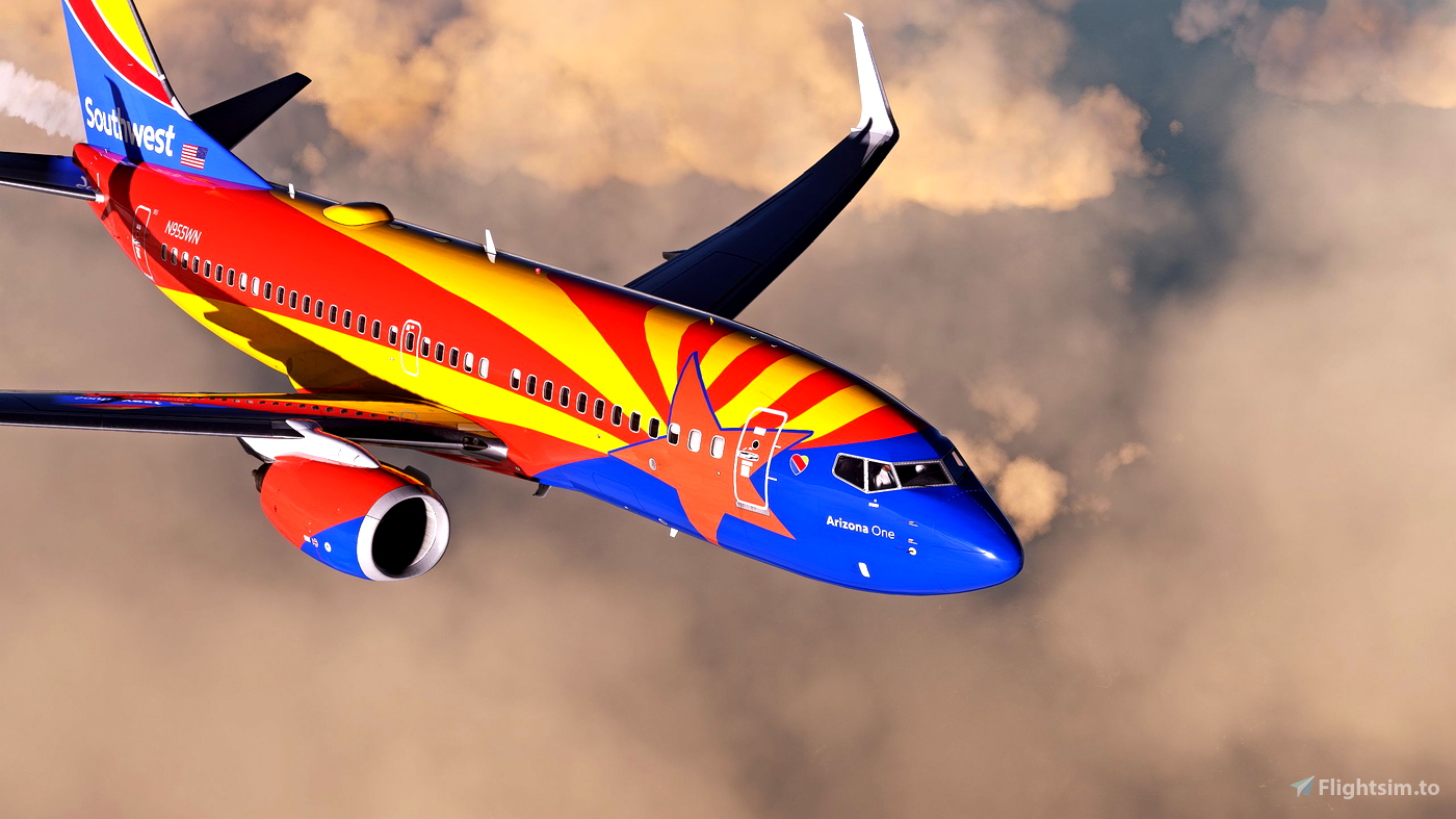 Southwest "Arizona One" [8K] - PMDG 737-700 for Microsoft Flight ...