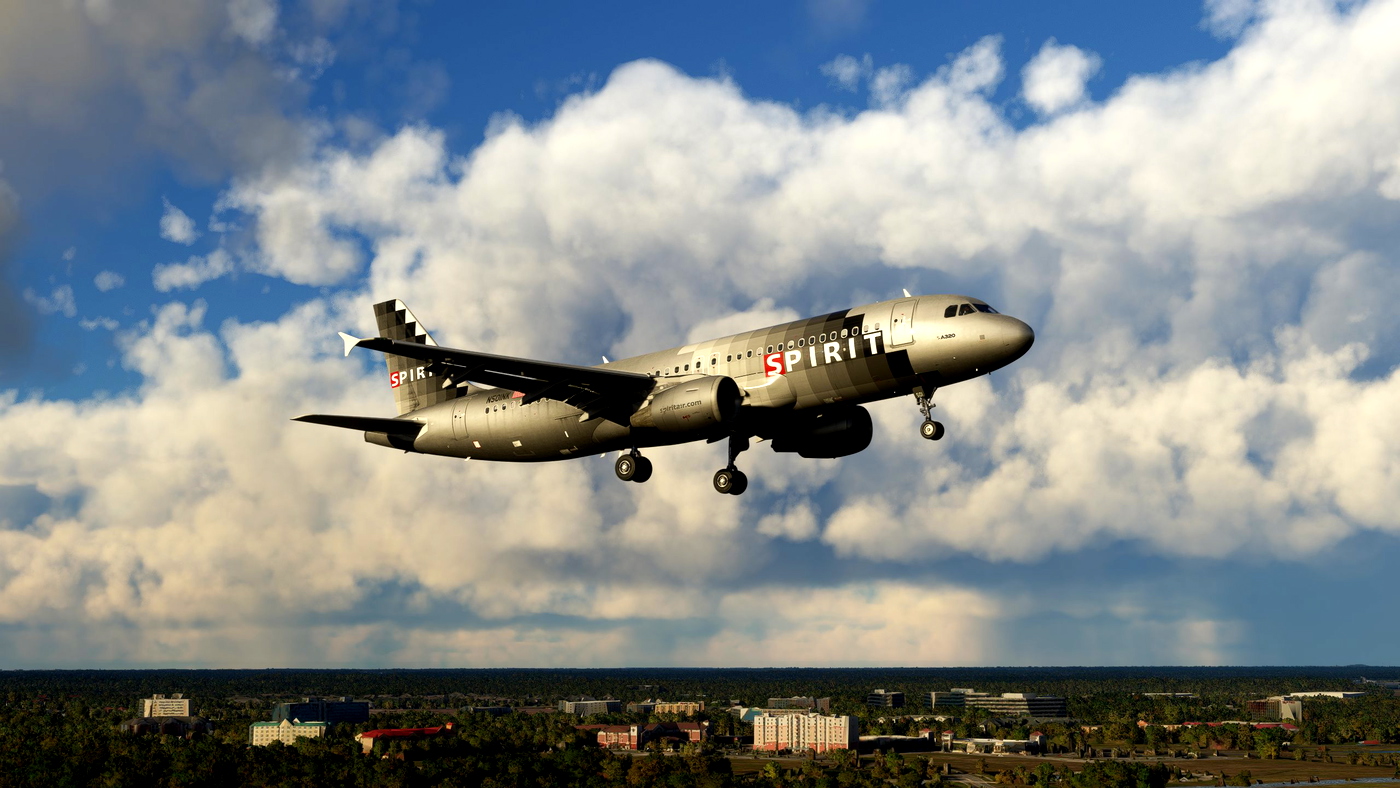 Spirit - "Silver Checkers" [8K] - Fenix A320 for Microsoft Flight ...