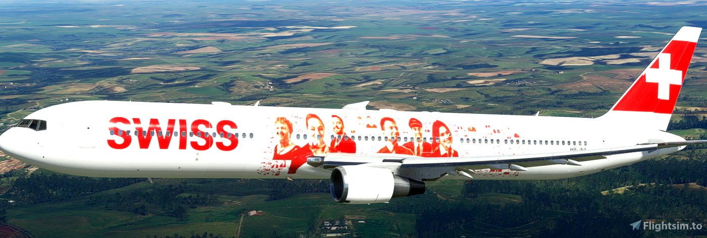 SWISS LIVERY SPECIAL 767-400 for Microsoft Flight Simulator | MSFS