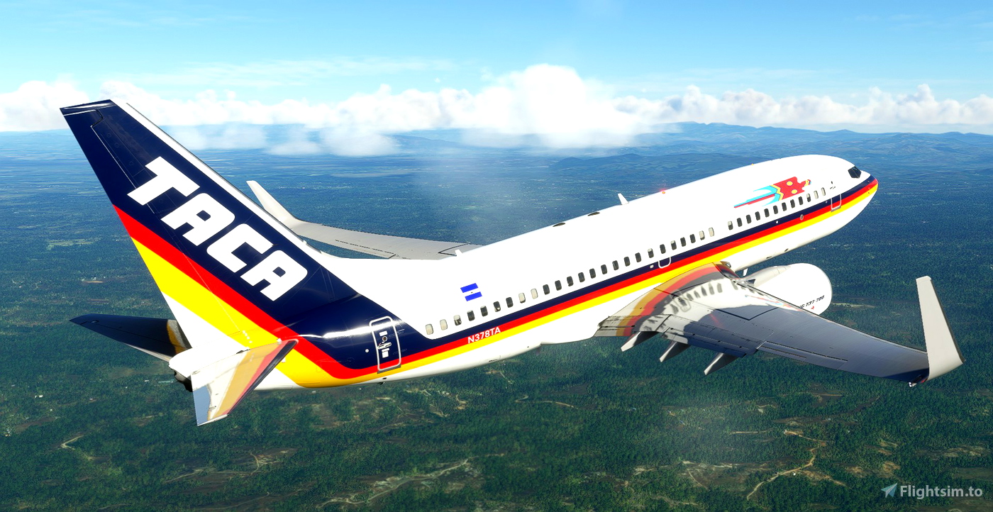 TACA "1966 livery" PMDG B737-700 对于 Microsoft Flight Simulator | MSFS