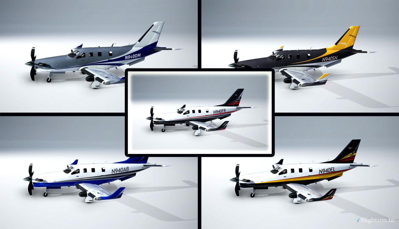 TBM 940 Scheme Pack for Microsoft Flight Simulator | MSFS
