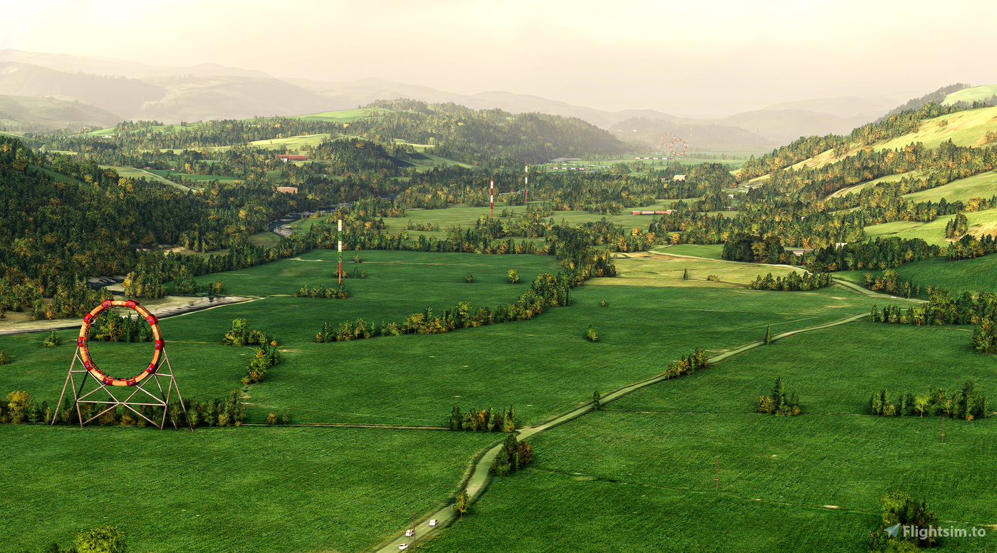 UK Aerobatics Mach Loop (scenery + flight plan) for Microsoft Flight ...