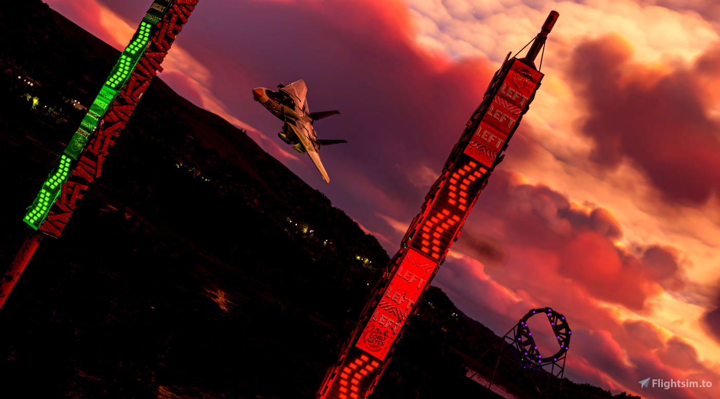 UK Aerobatics Mach Loop (scenery + flight plan) for Microsoft Flight ...