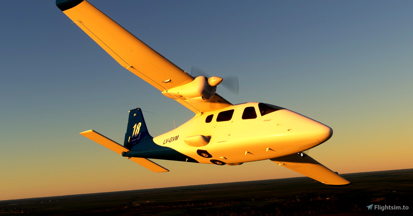 18 Cañuelas (LV-GVM) FSS Tecnam P2006 MKII for Microsoft Flight ...